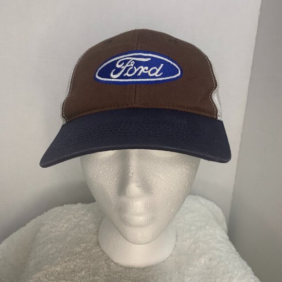 outdoor cap Company | Accessories | Ford Brown Mesh Snap Back Trucker ...